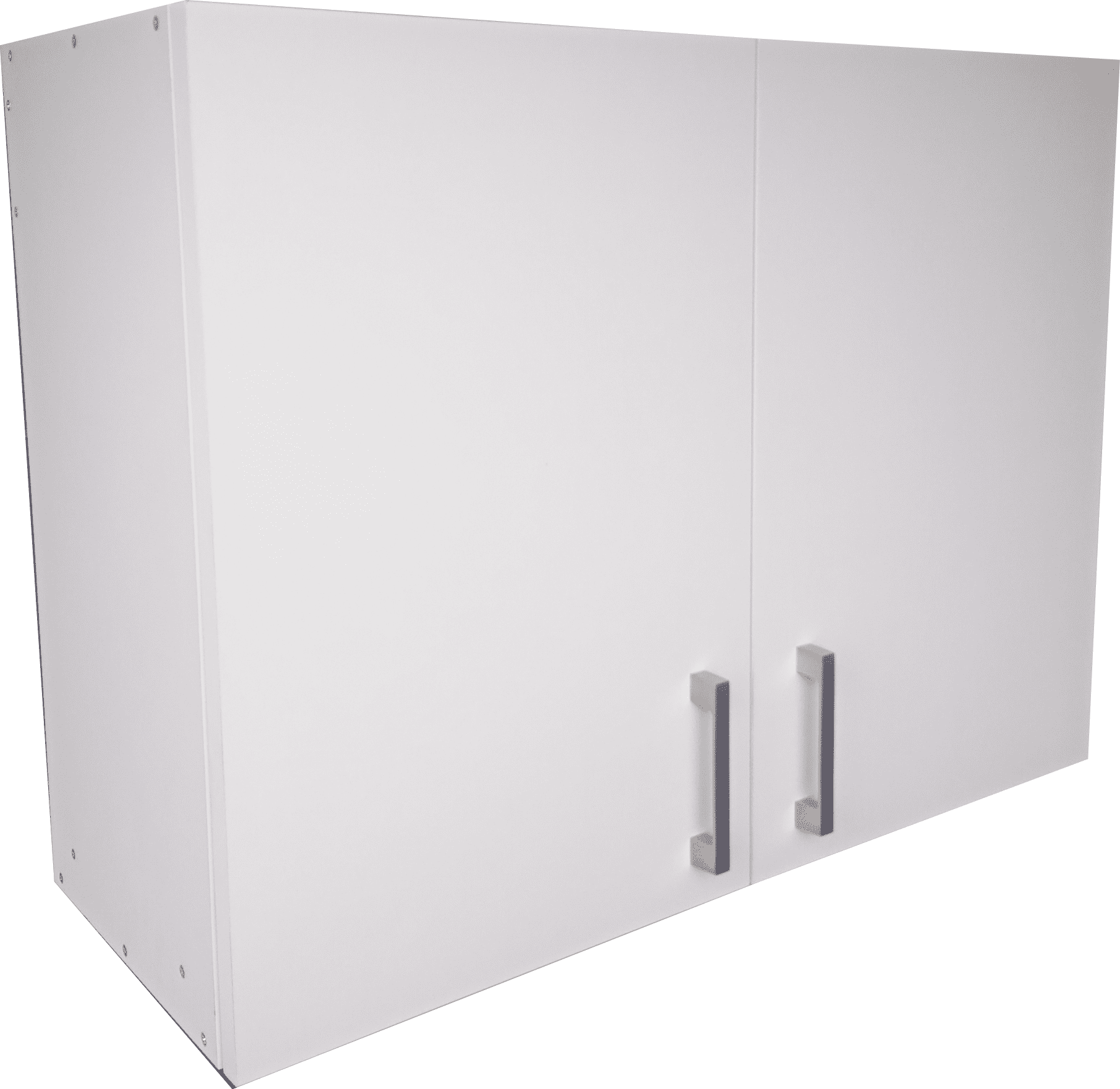 Alacena para Cocina 2 puertas Blanca 60x30x60 Doble Base, Jaladera ...