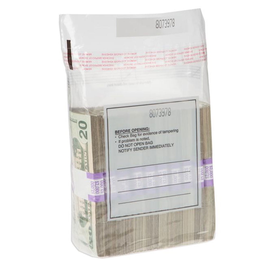 Ten Strap / 1000 Note Sequential Currency Strap Bags -1500/case ...