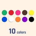 3000 Pack, 0.375" Round Colored Dot Stickers Labels - 10 Colors ...