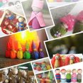 20Pcs 2 Styles Unfinished Wood Puppet for Children's Painting and Art ...