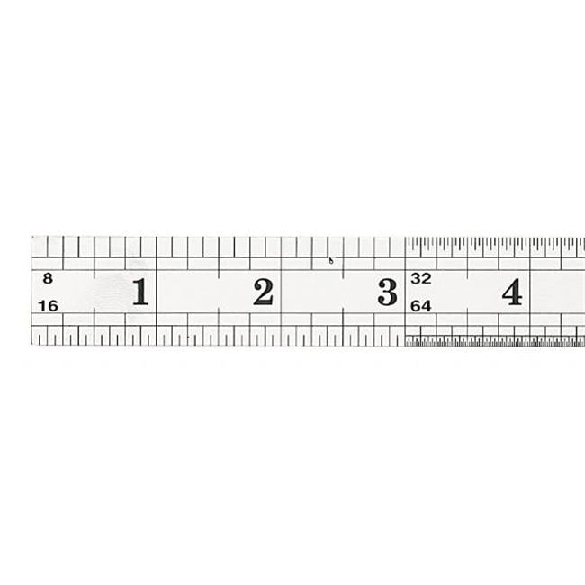Alvin&Co 1538 General 12" Vocational Stainless Steel Ruler - Walmart.com