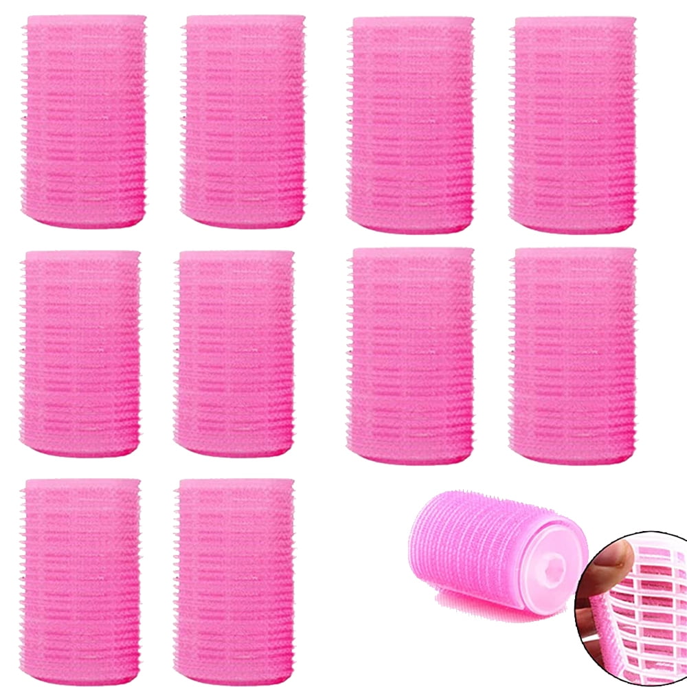 Dicasser Hair Curlers Rollers 10pcs Jumbo Big Hair Roller Sets 1 Size