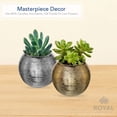 Flower Glass Ceramic Vase Decorative Centerpiece for Home or Wedding ...