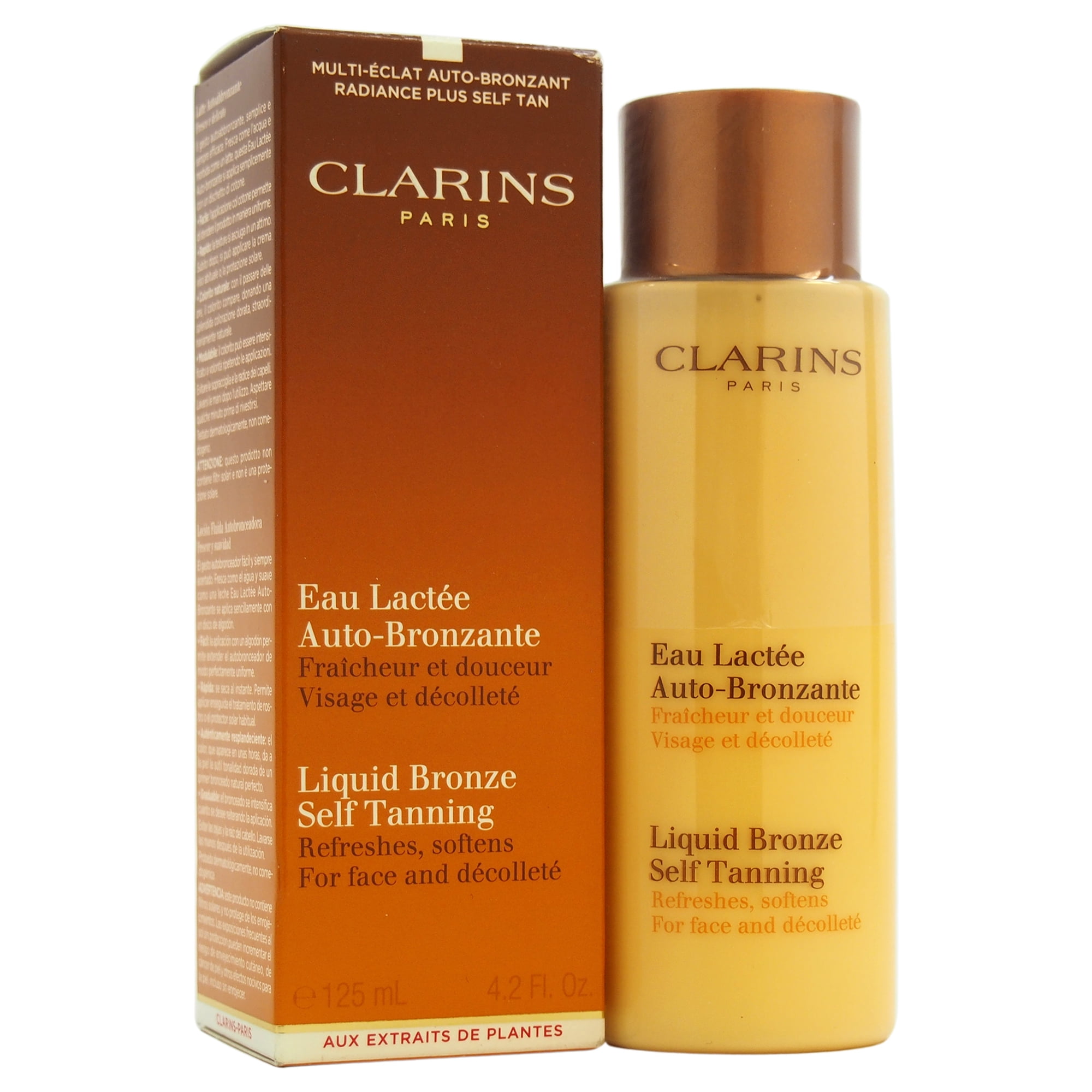 Liquid Bronze Self Tanning For Face And Decollete by Clarins for Unisex ...