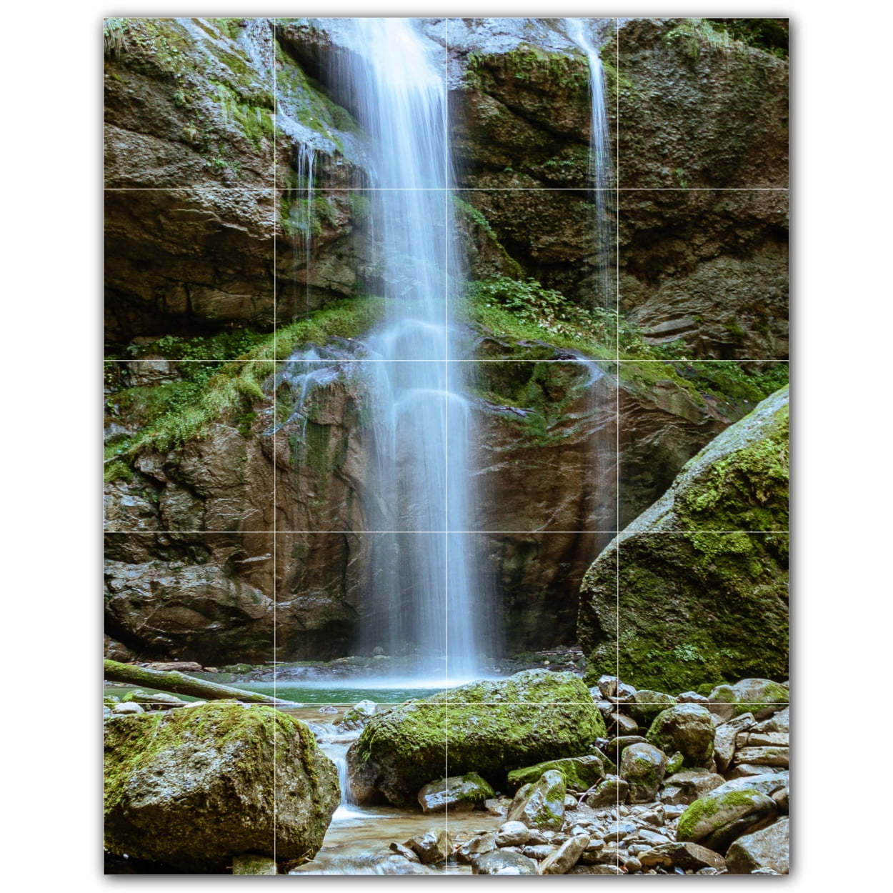 Picture-Tiles.com: Waterfalls Ceramic Tile Wall Mural WAL501087-45M. 24 ...