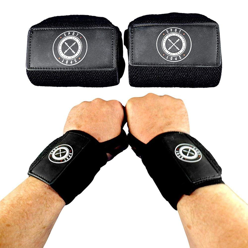 Wrist Wraps (Professional Quality) Powerlifting, Bodybuilding, Weight ...