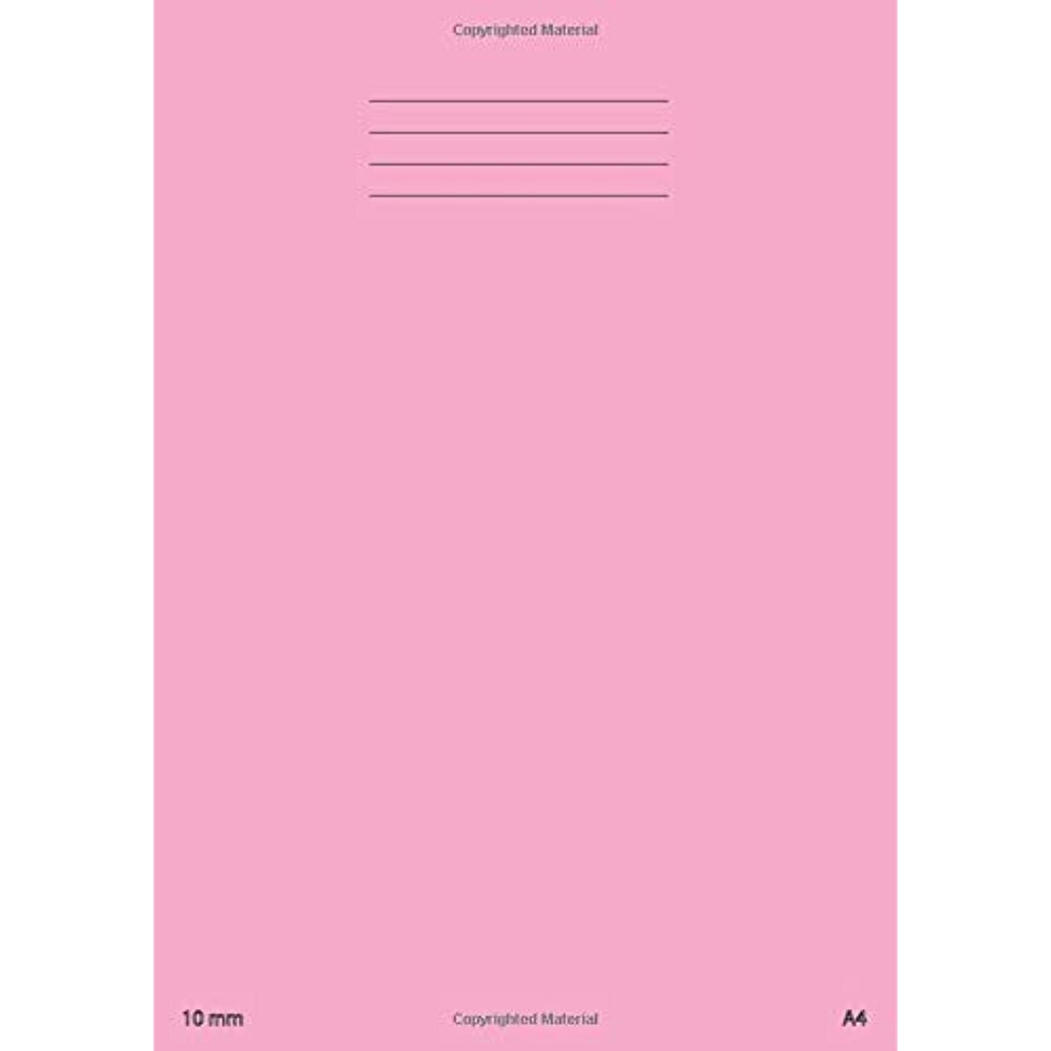 10 mm A4 Square Exercise Book: Grid Ruled School Notebook, Squared Quad ...