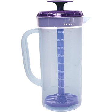 The Original MixStir Plastic Mixing Pitcher with Lid and Plunger, Set ...