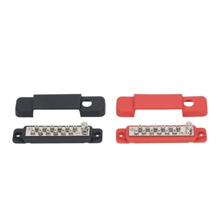 Terminal Distribution Block,2 Sets 12 Terminal Power Distribution Block ...