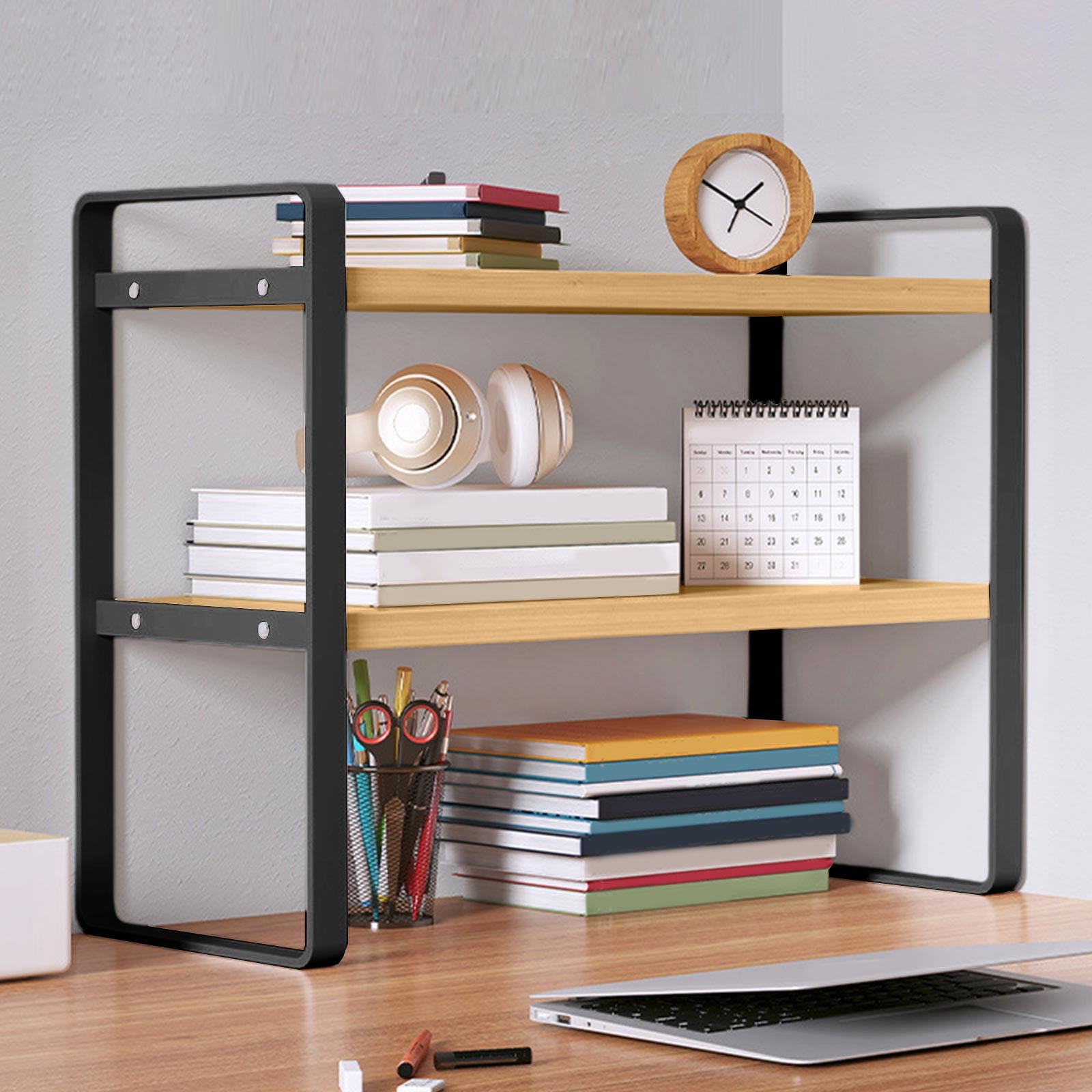 Click here for Slmotuae Double-Tier Desktop Storage Shelf Student... prices