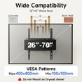 MountFTV Full Motion Articulating TV Wall Mount Swivel Tilting Bracket ...