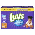 Luvs Super Absorbent Leakguards Newborn Diapers Size 3 120 count ...