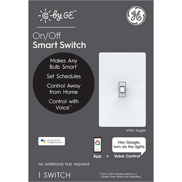 GE CYNC Smart Switch, Toggle On/Off Smart Switch, 1-Pack (Packaging May ...