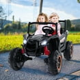 Costway 24V Kids Ride on UTV with 4 x 100W Powerful Engine Remote ...