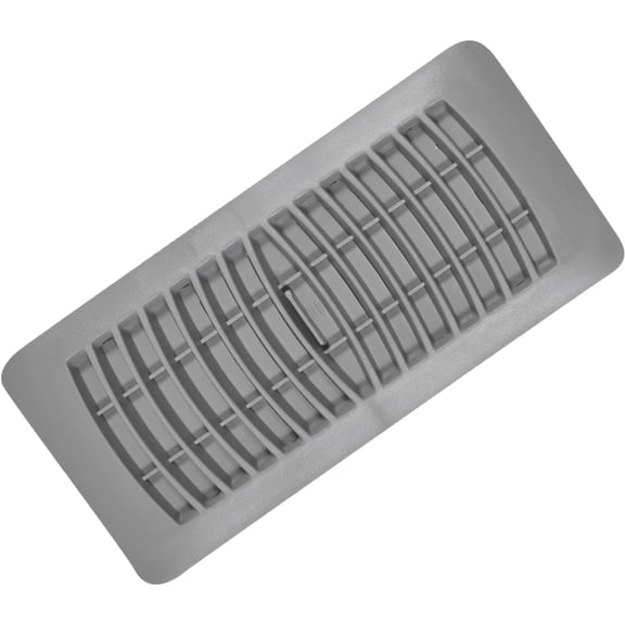 Imperial 4-inch by 12-inch Grey Granite Floor Register with Multi ...
