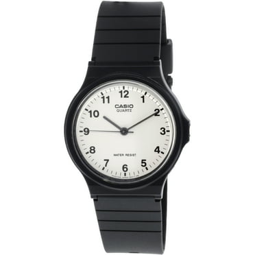 Casio Men's MQ24-7B2 Wrist Quartz Analog Watch with Black Resin Band - Walmart.com