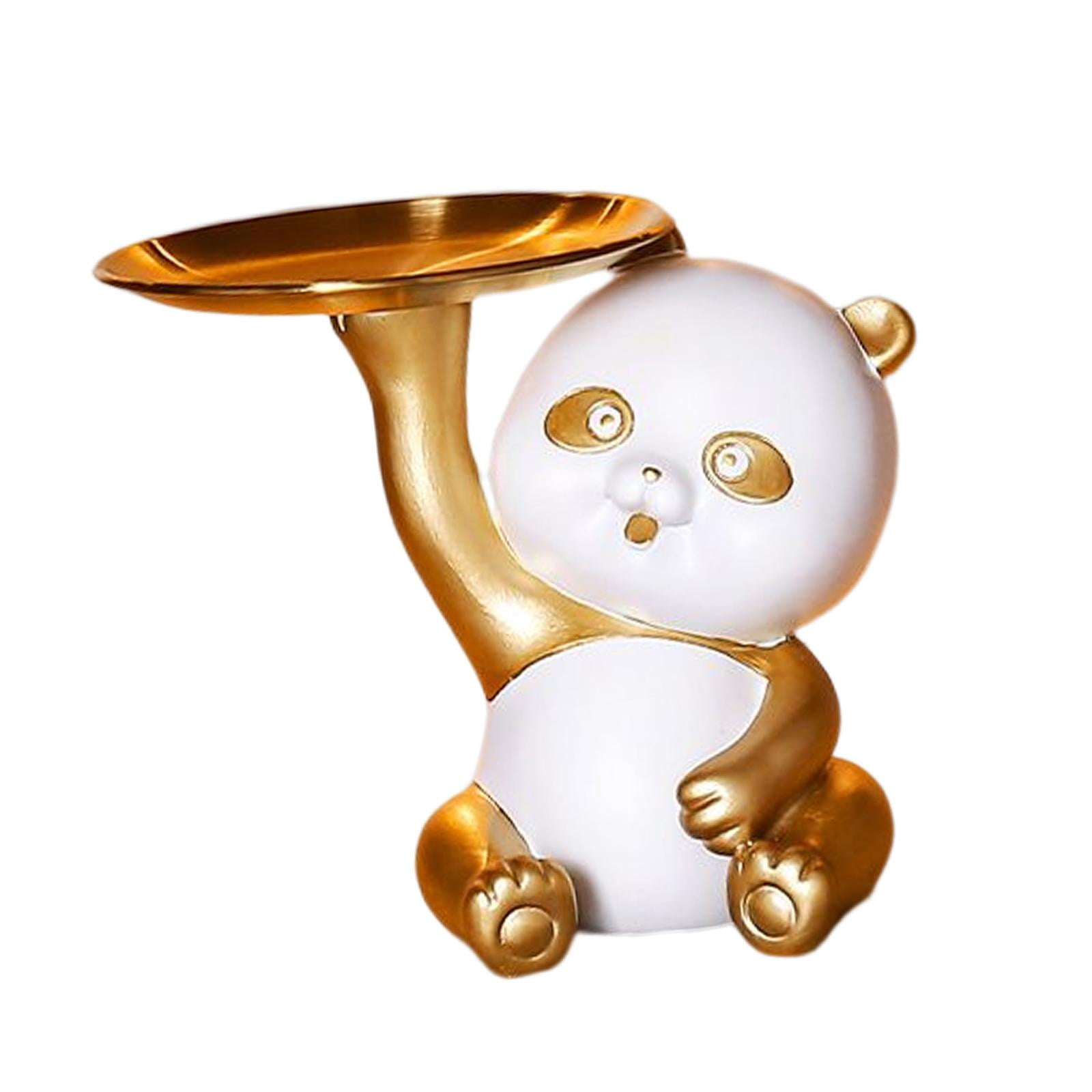 Golden Panda Statue