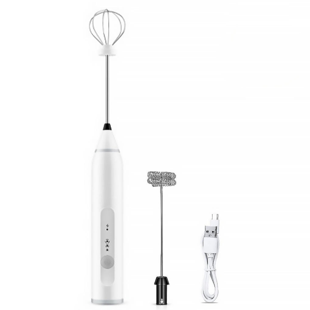 Electric Coffee Mixer Rechargeable Milk Shaker Maker Frother Foamer USB ...