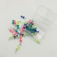 RENACLIPY 40Pcs Decorative Push Pins Assorted Colors for Wall Cork ...