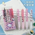 6Pcs Sanrio Gel Pen Hello Kitty Cartoon Kuromi ST Quick Drying Black 0 ...