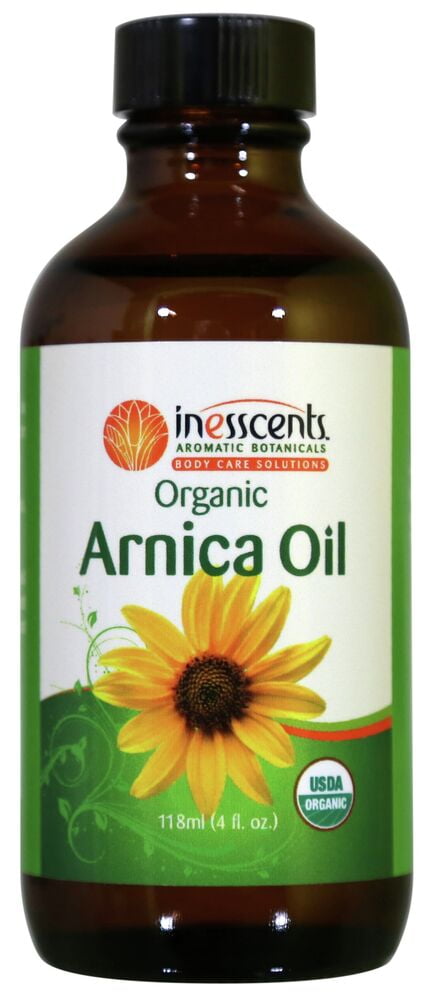 Organic Arnica Oil Inesscents Aromatic Botanicals 4 oz Oil - Walmart.com