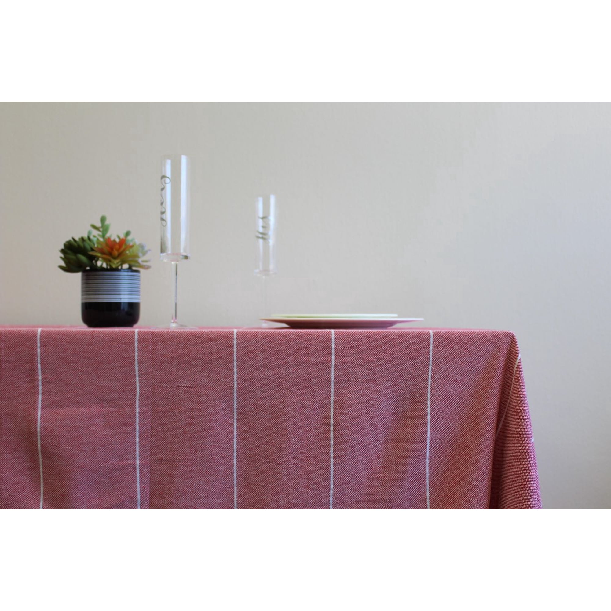 Click here for Fabstyles Fouta 100 Cotton Stripe Table Cloth 60 X... prices