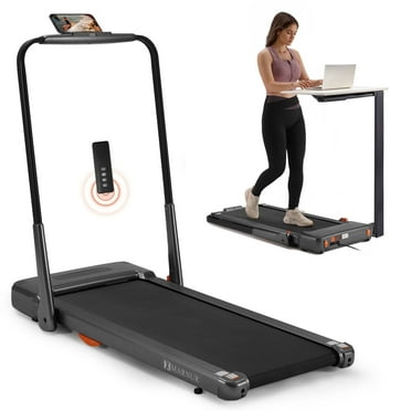 SuperFit Up To 7.5MPH 2.25HP 2 in 1 Dual Display Screen Treadmill ...