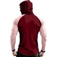 Bbyeadc Men's Sun Block Apparel UPF 50+ With Face Shield Hooded Tops ...