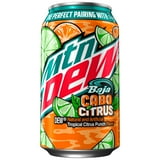 Mountain Dew Baja Blast Soda Cabo Citrus, 12 fl oz 12 pack Cans - Walmart.com
