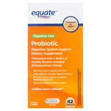 Equate Digestive Care Probiotic Capsules, 42 Count HSA/FSA Eligible ...