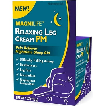 MagniLife Relaxing Leg Cream, Pain Reliever, 4 oz - Walmart.com