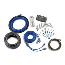 New Kicker 46CK8 Complete 8AWG Amp Wiring Kit w/ 2-CH Patch Cable and ...