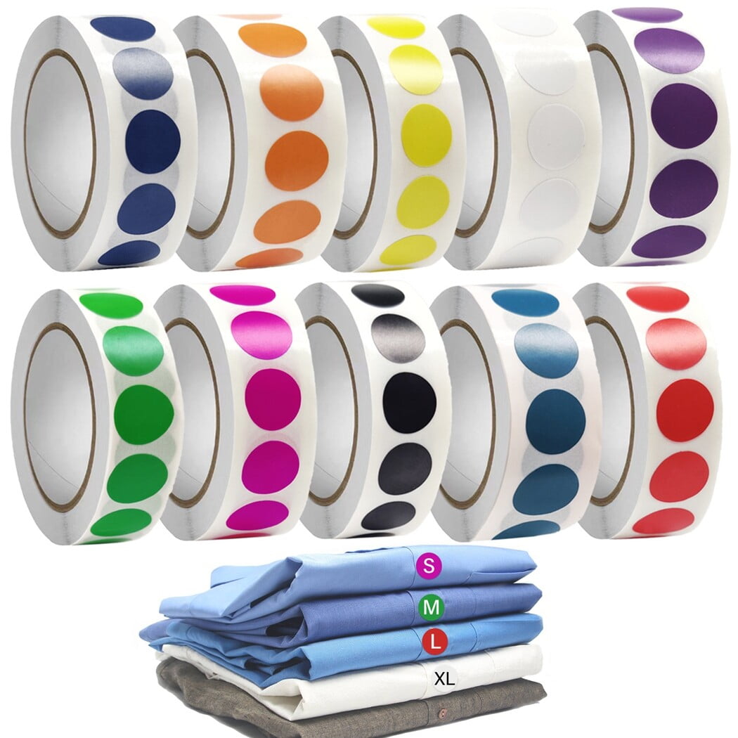 Click here for Nobrand 10000 Pcs Round Coding Labels  10 Rolls Co... prices