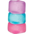 Schyllings Squishy NeeDoh Nice Cube Pack - Blue, Pink & Purple Stress ...