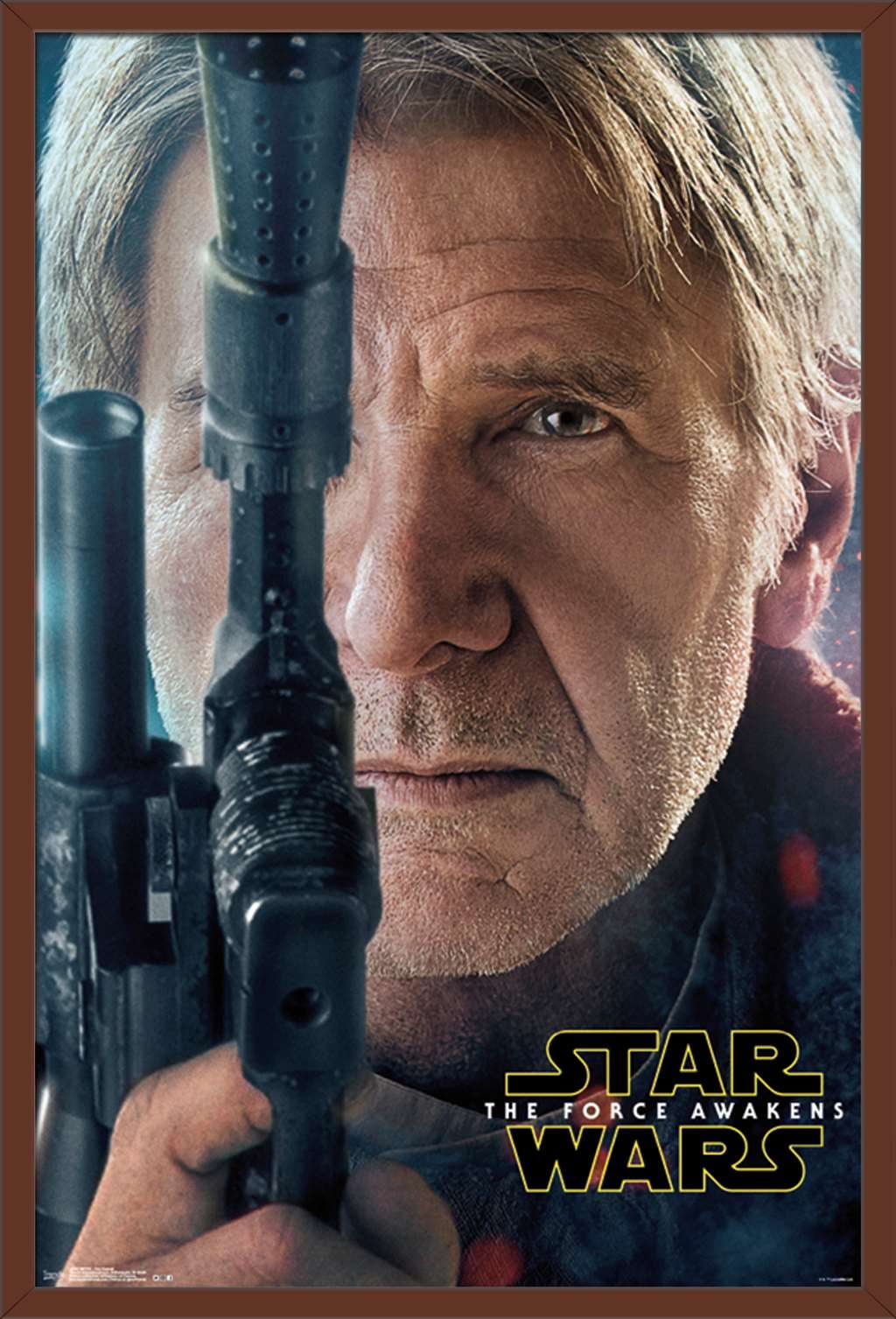 Star Wars: The Force Awakens - Han Portrait Wall Poster, 22.375" x 34 ...