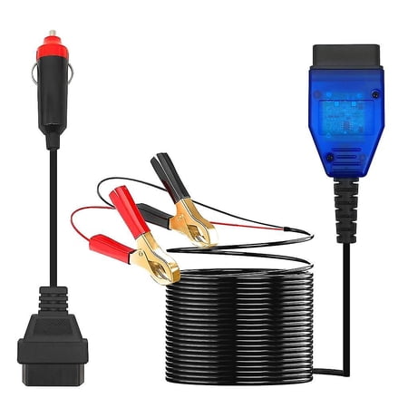 Emergency Power Supply Battery Clip Ecu Memory Saver For Obd2 12v ...