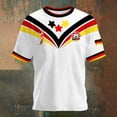 WAYUTE Men T Shirts Germany Crew Neck Short Sleeve with Patriotic Color ...