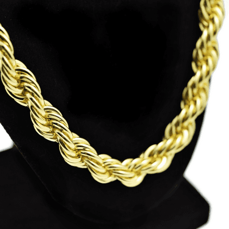 Bling Cartel - Mens Rope Chain Dookie Gold Finish Hip Hop Rapper ...
