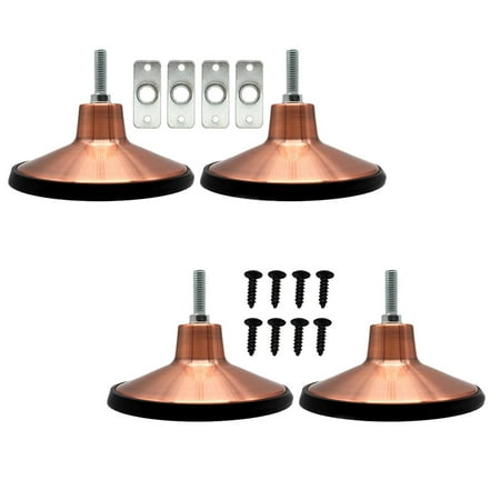 Set of 4 Billiard/Pool Table Leg Levelers Leveling Feet Adjustable ...