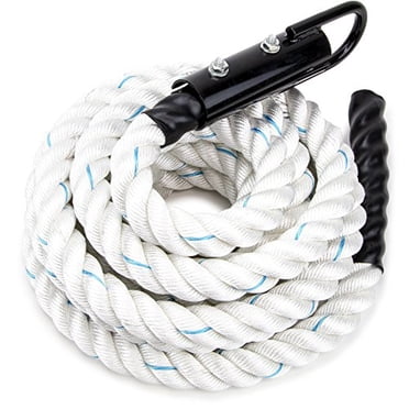 Gymax 18ft Gym Fitness Training Climbing Rope W/Rubber Grips Strength ...