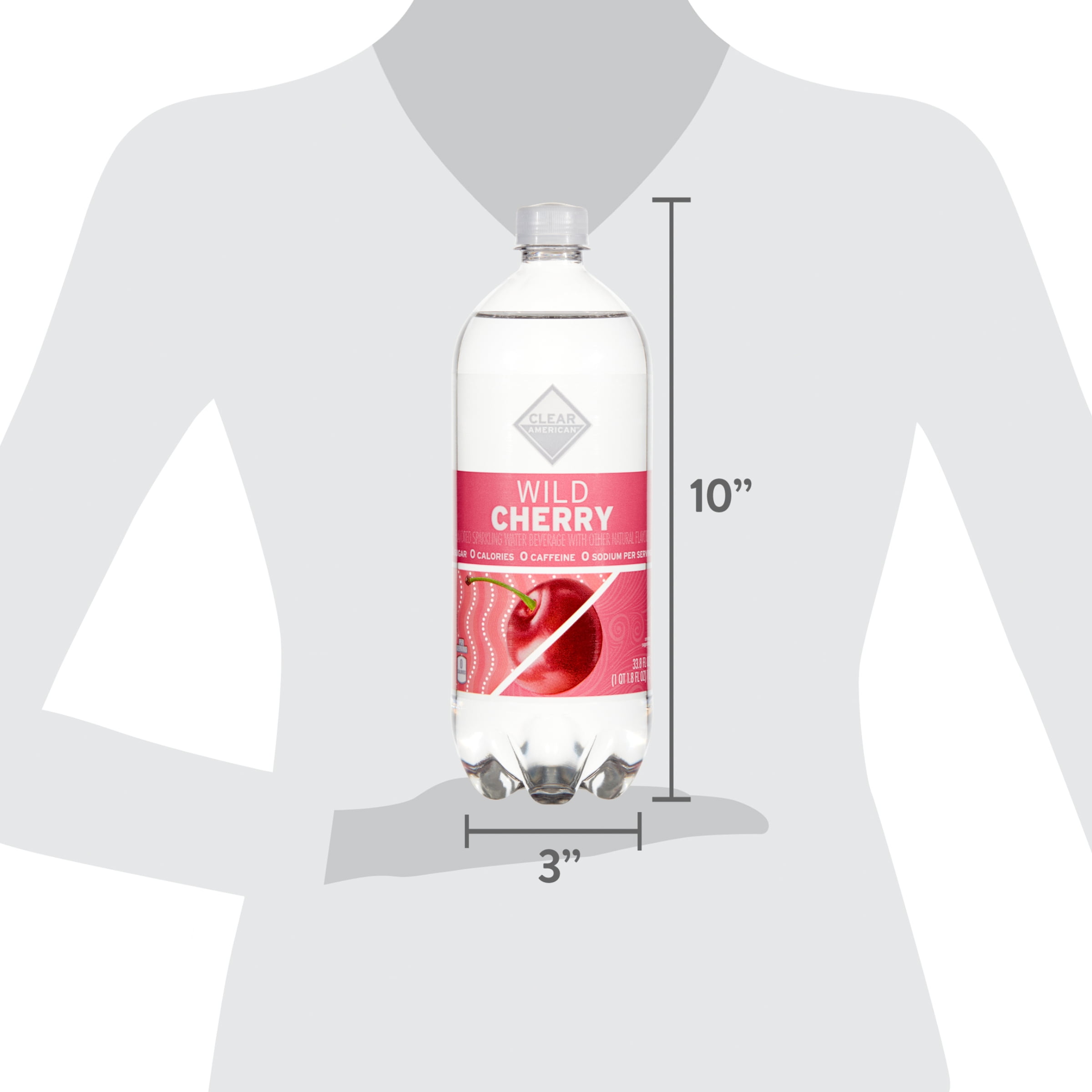 Clear American Sparkling Water - Wild Cherry Flavor in Nepal at NPR 1972, Rating: 5