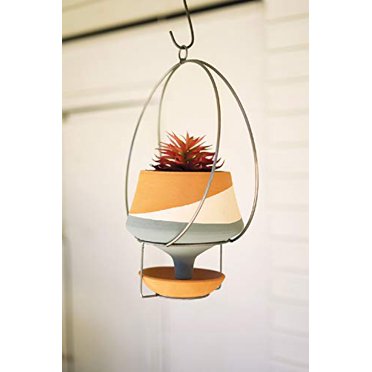 Set of 2 Different Size Natural Terracotta Fallen Pots or Hanging Pots ...