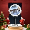 TUSHENGTU Makeup Mirror, 9 Inch Lighted Vanity Mirror, 1X/10X ...