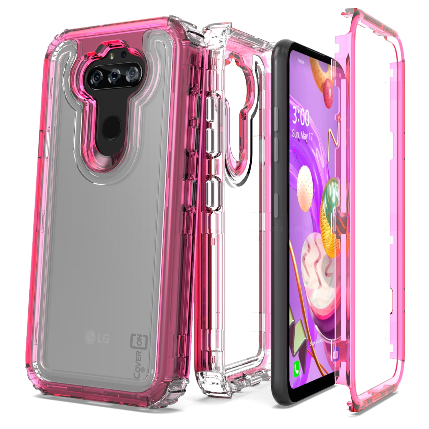 CoverON LG Tribute Monarch / Risio 4 / K8x Case Heavy Duty Full Body ...
