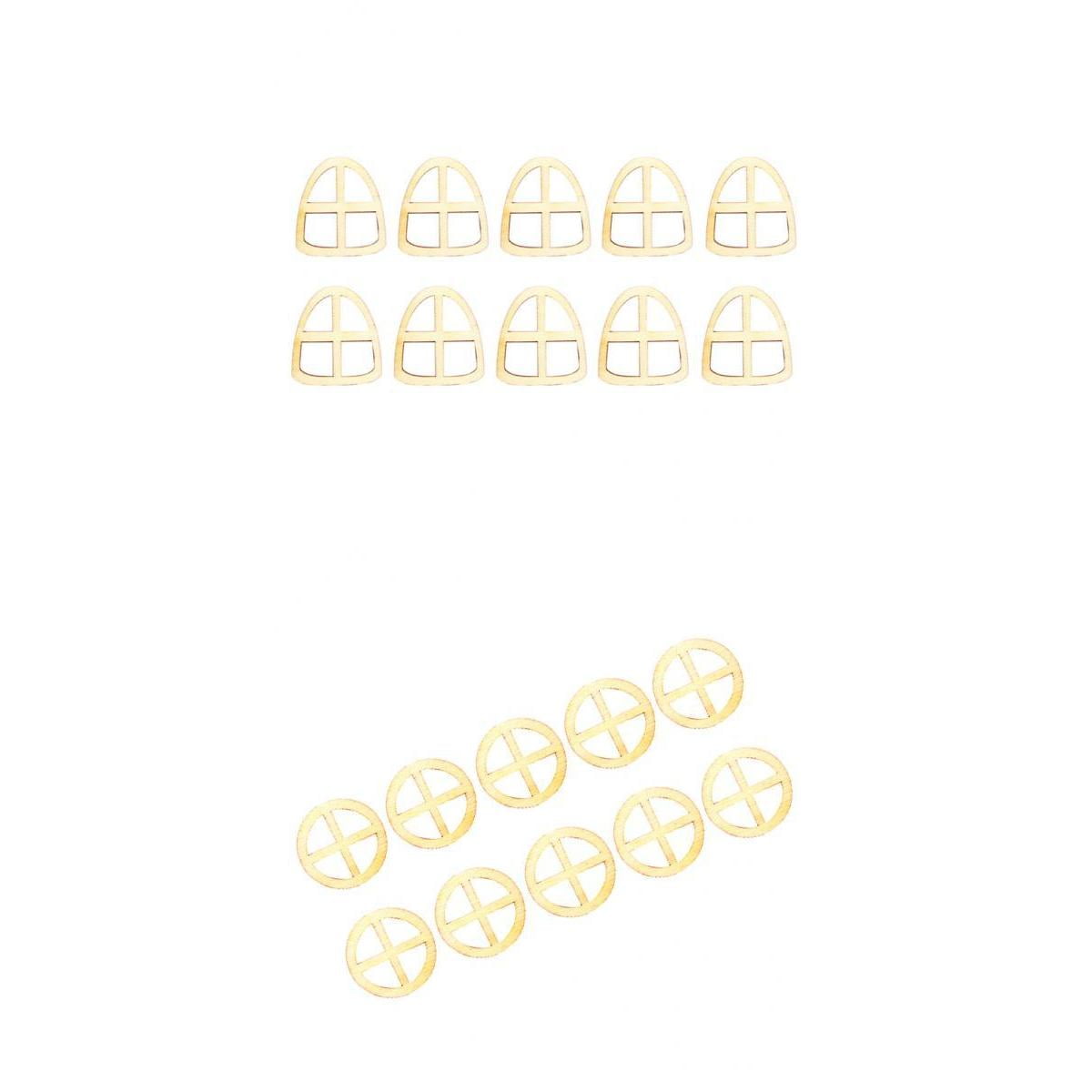 Click here for Yuksok 20 Pieces Assorted Unpainted Wooden Fairy W... prices