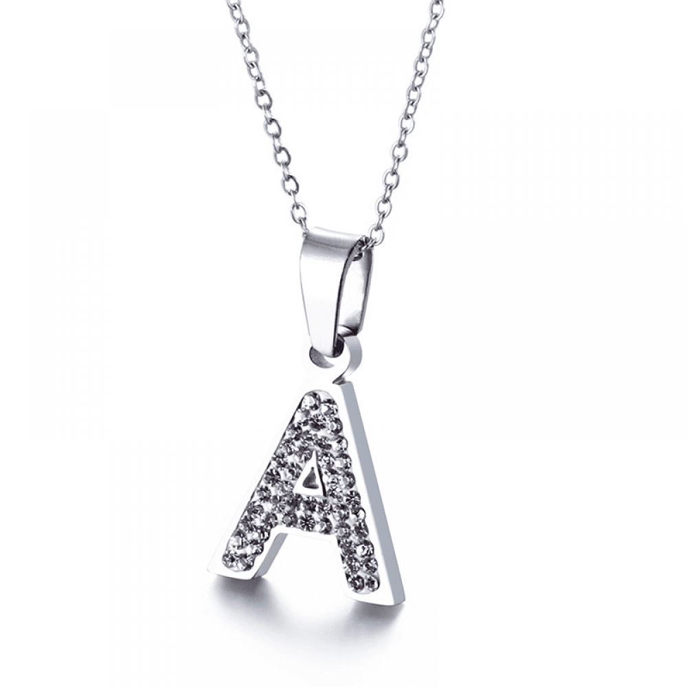 Click here for Nielieping Necklace A Letter Pendant prices