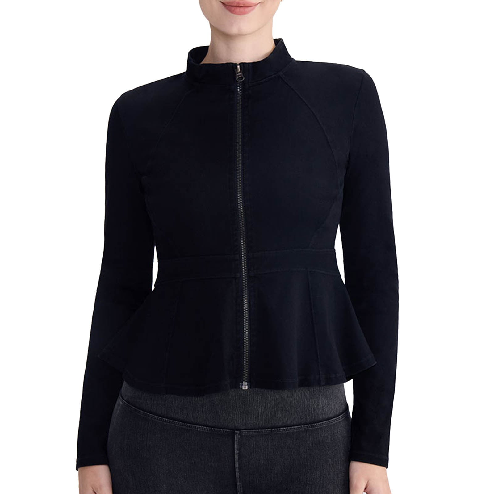 Click here for Unbranded Denim Jacket For Women  Round Neck Long... prices