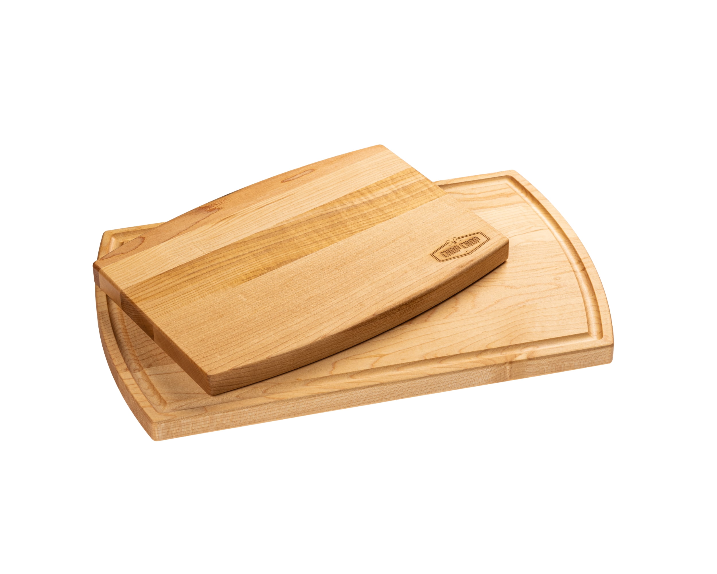 Chop Chop Tapas 2-Piece Maple Hardwood Cutting Boards Set - Walmart.com