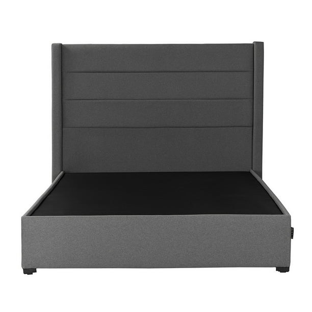 Box Base Cama + Cabecera Individual Lugo Gris | Walmart en línea
