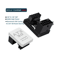 Graphics Card GPU Power Supply Adapter 180 Degree U Turn Connector 12 ...